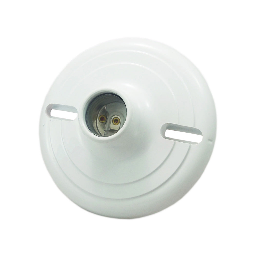 Soquet 5" Blanco Plástico | Eléctrica Alessa | Eléctrica Alessa